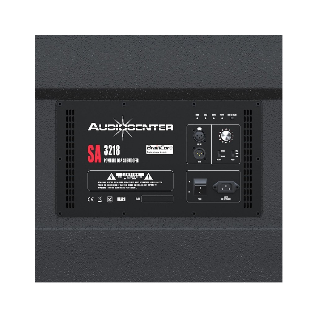 Audiocenter SA3218 Dual 18″ Active DSP-controlled Compact Subwoofer ...