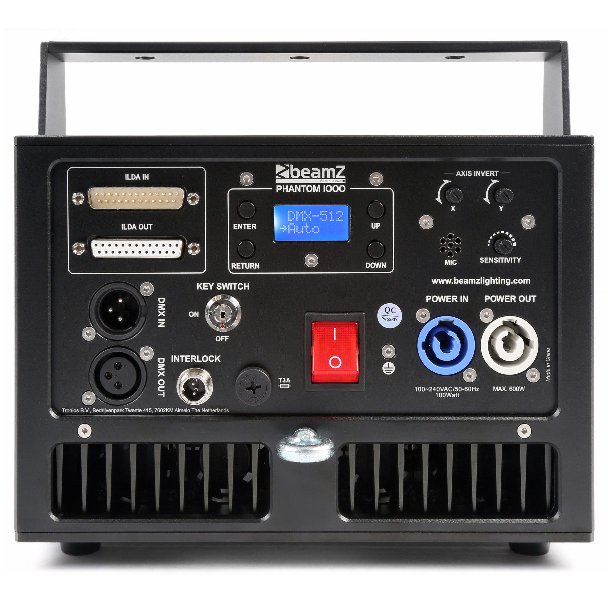 Beamz PHANTOM 1000 PURE DIODE LASER RGB ANALOGUE 30kpps - Son Sound