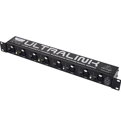 Behringer MS8000 Ultra-Flexible 8-Channel Microphone Splitter - Son Sound