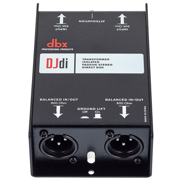 DBX DJDI 2 channel Passive Direct Box - Son Sound