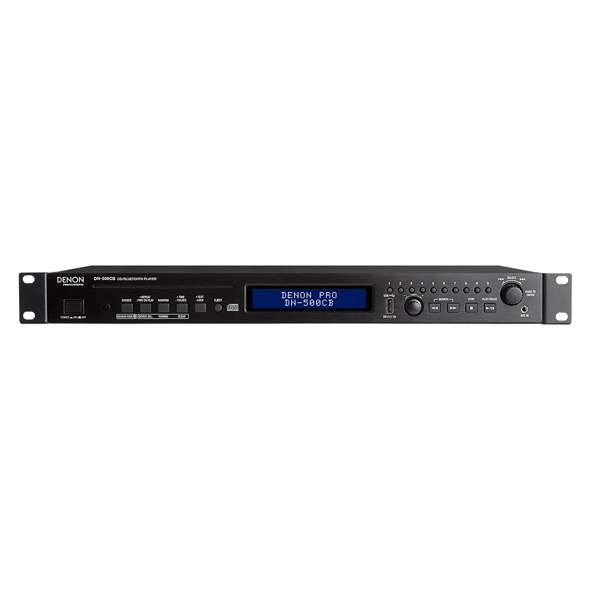 Denon DN-500CB CD/Media Player with Bluetooth/USB/Aux Inputs and RS ...