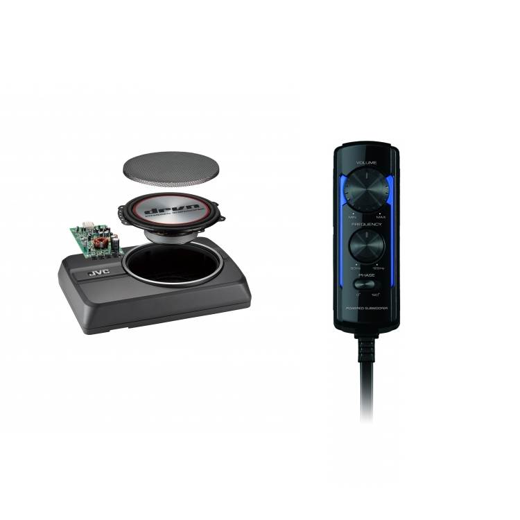 JVC CW-DRA8 8inch Compact Powered Subwoofer - Son Sound