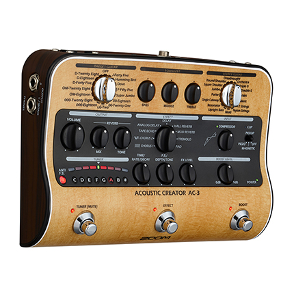 Zoom AC3 Acoustic Creator Acoustic Guitar Effects Pedal - Son Sound